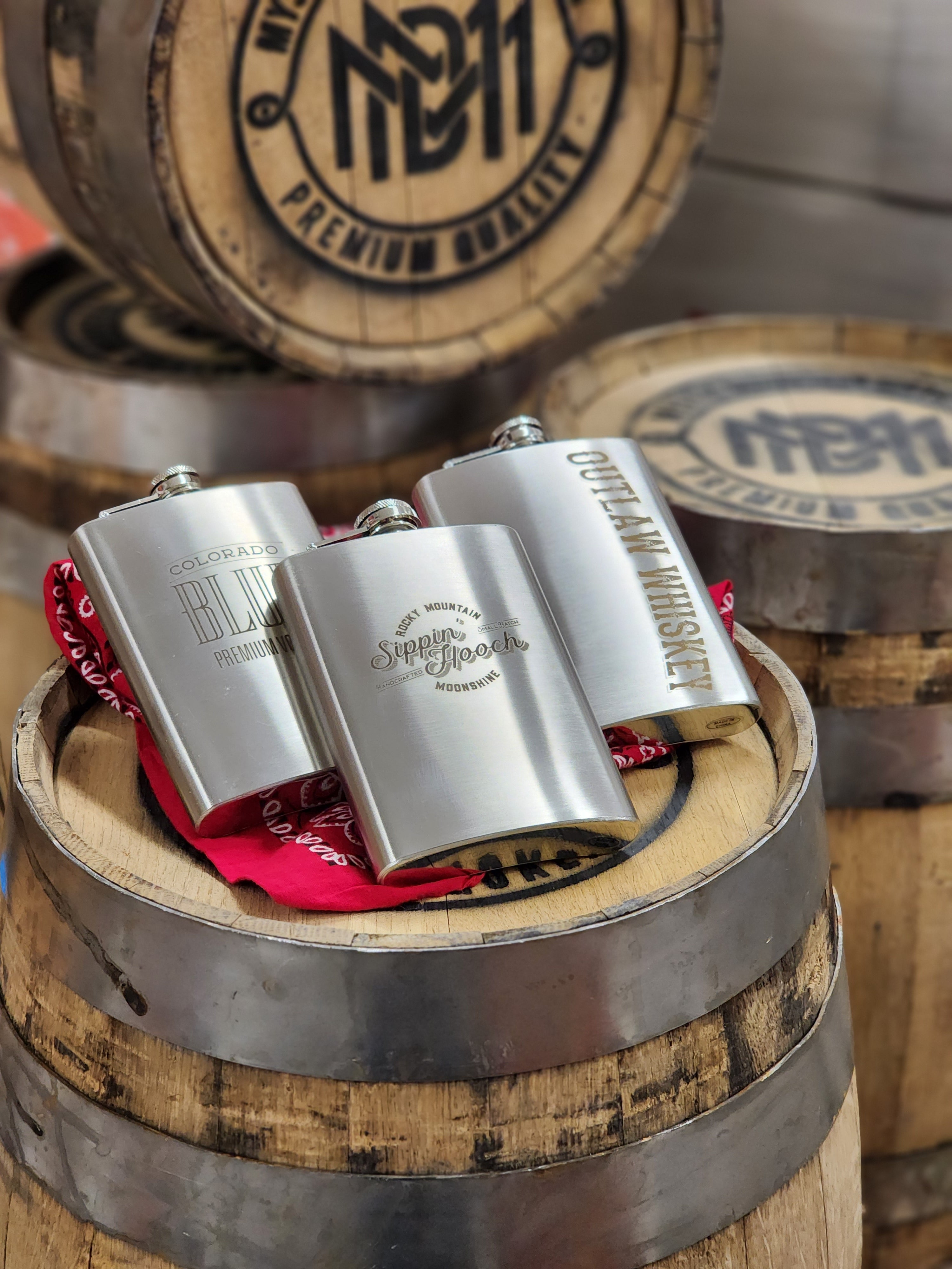 Stainless Flasks – Mystic Mountain Distillery